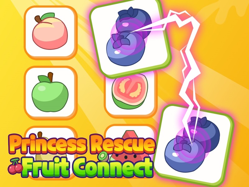 Kumonekta ang Princess Rescue Fruit 🕹️ Maglaro online sa Sgames