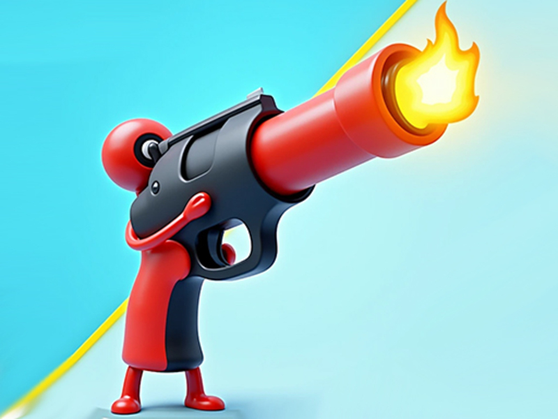 Human Stickman Gun 🕹️ Maglaro online sa Sgames